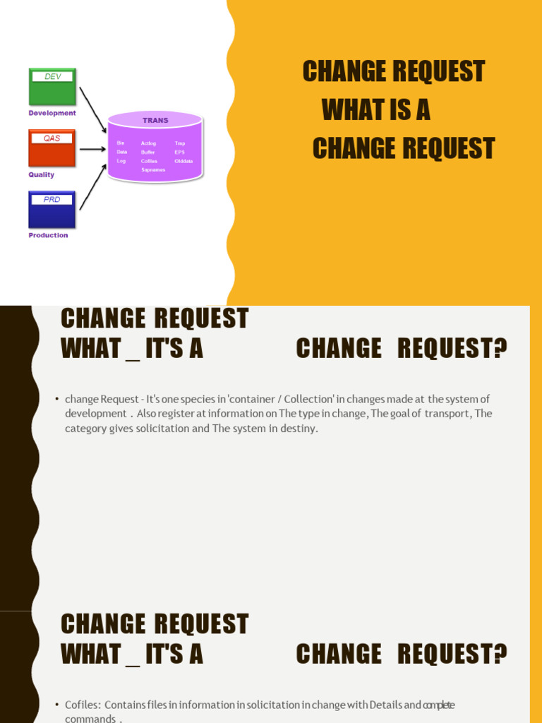 Understanding Change Requests in SAP | PDF | Computer File | Computer ...
