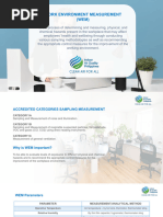 Sample WEM - Work - Environment - Measurement - Report | PDF