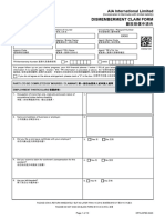 GPHSCF01.0609 IP Claim Form | PDF | Medical Prescription | Surgery