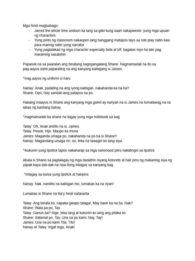 Acting | PDF