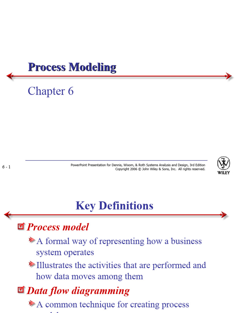 Chapter 6_Process Modelling | PDF | Systems Engineering | Information Science