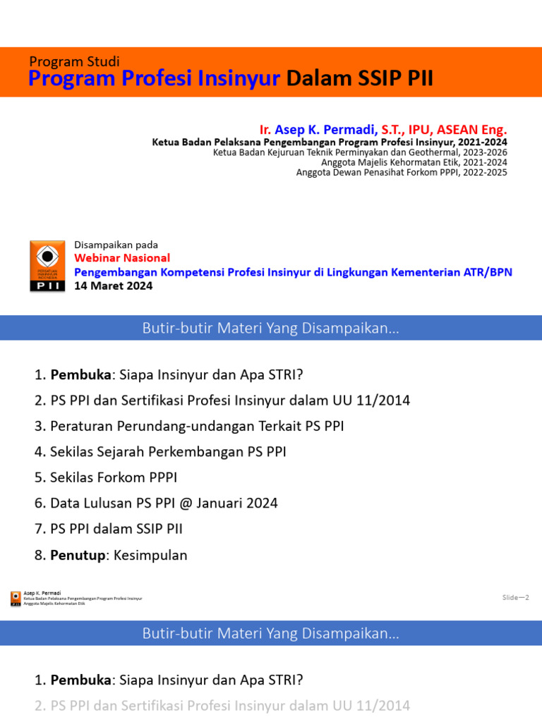 Materi Prof. Ir. Asep Kurnia Permadi, M.SC., PH.D., IPU | PDF | Teknologi & Rekayasa