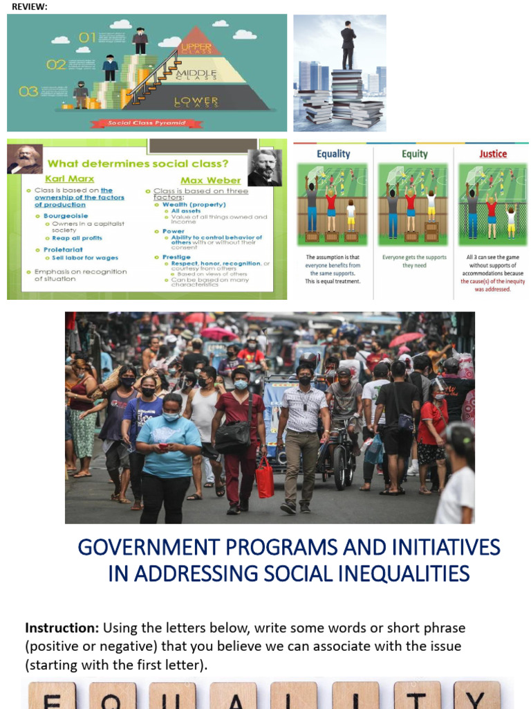 Government Programs and Initiatives in Addressing Social Inequalities ...