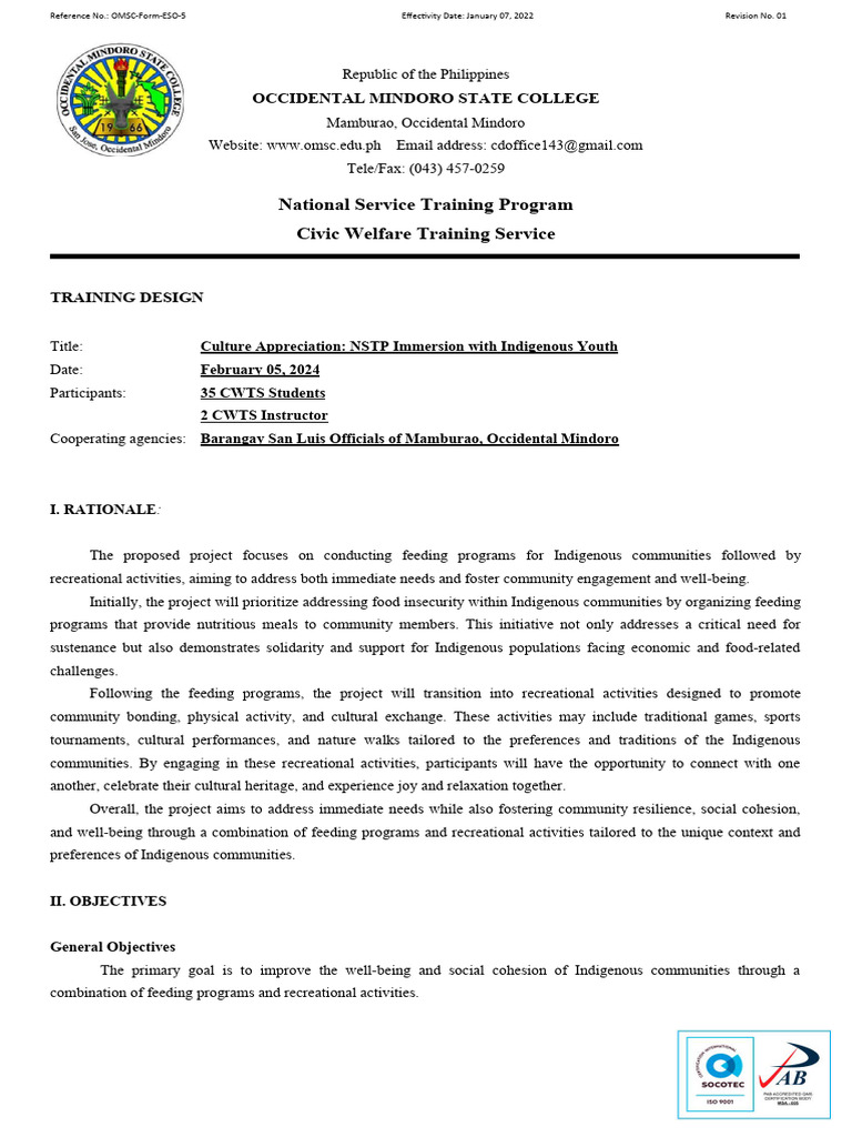 Project-Proposal | PDF | Food Security | Community