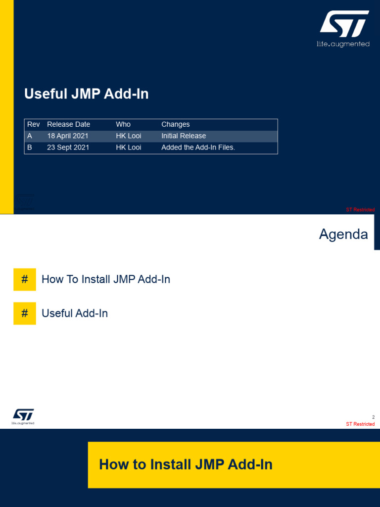 Useful JMP Add-In Rev B | PDF | Operating System Families | System Software