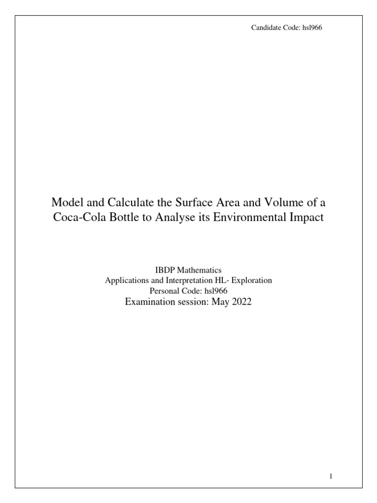 Math IA Final | PDF | Equations | Function (Mathematics)