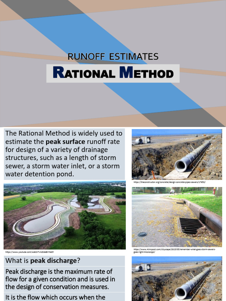 Runoff Estimates | PDF | Surface Runoff | Drainage Basin