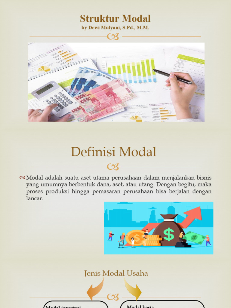Modal Kerja Dan Struktur Modal | PDF