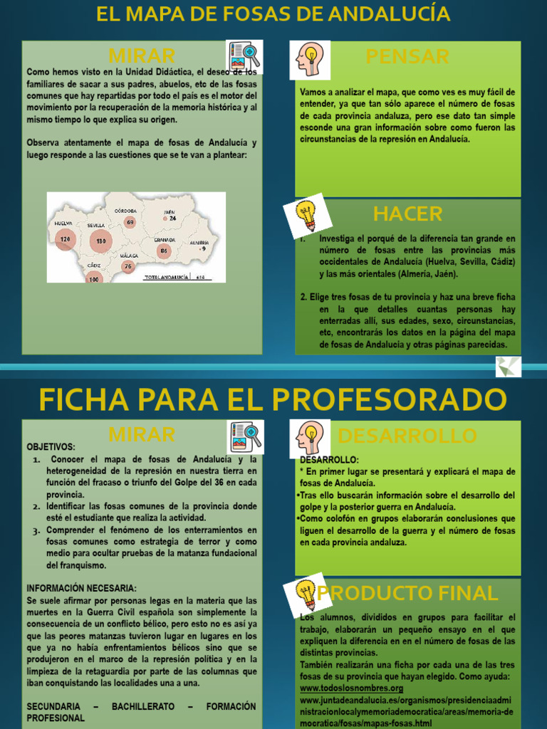Ficha Fosas Comunes Andalucia | PDF