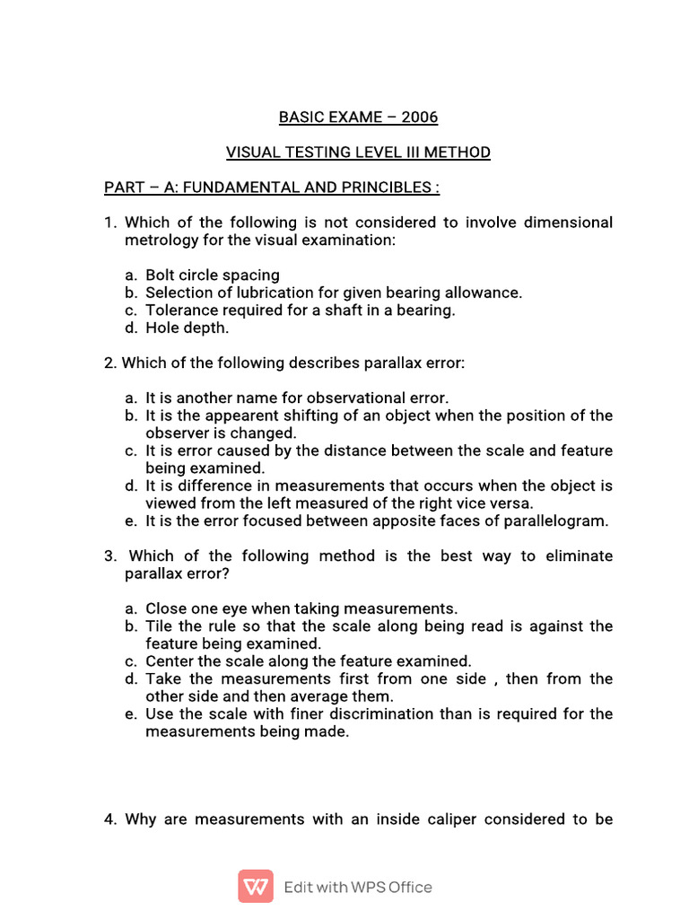 Basic Exame-2006 VT 3 | PDF