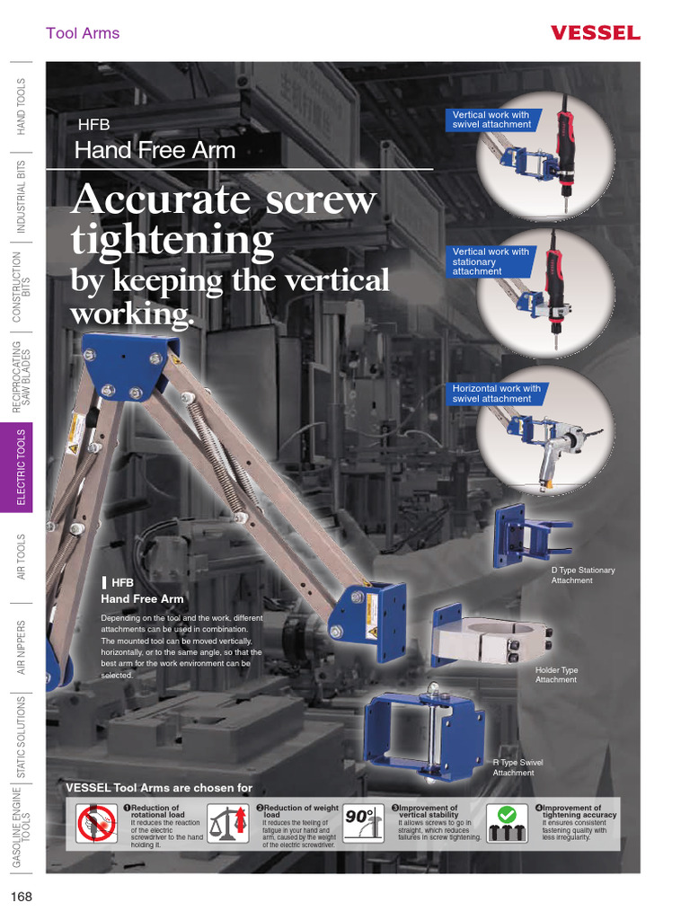 Versatile Tool Arms for Precision Work | PDF | Screw | Mechanical ...