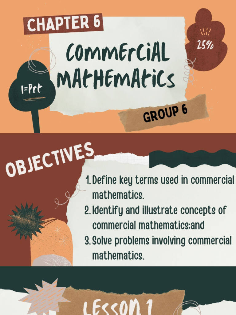 Commercial Mathematics 2 | PDF