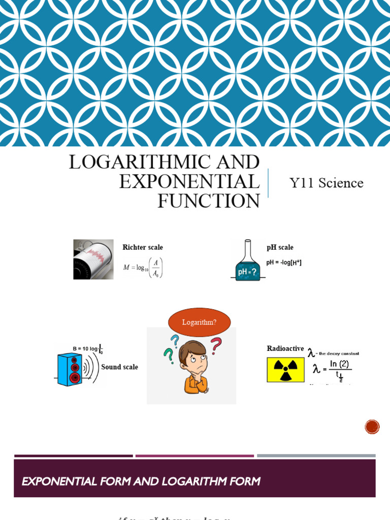 Logarithms & Exponentials Guide | PDF