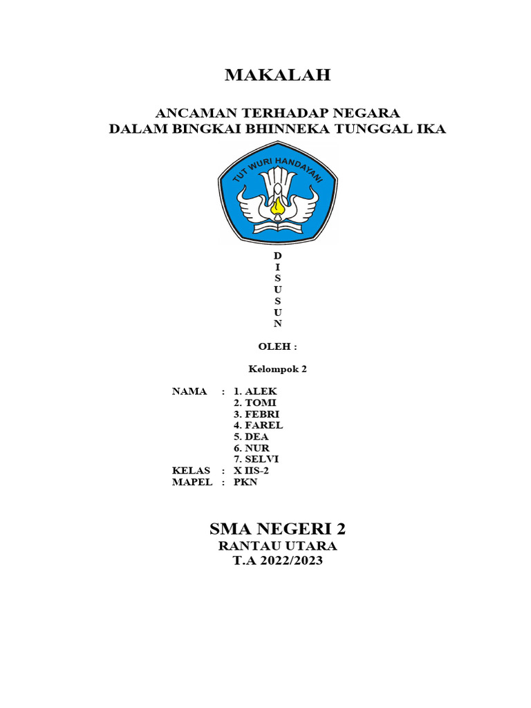 Ancaman Integrasi Nasional Indonesia | PDF