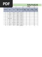 Daily Production Report Example | PDF