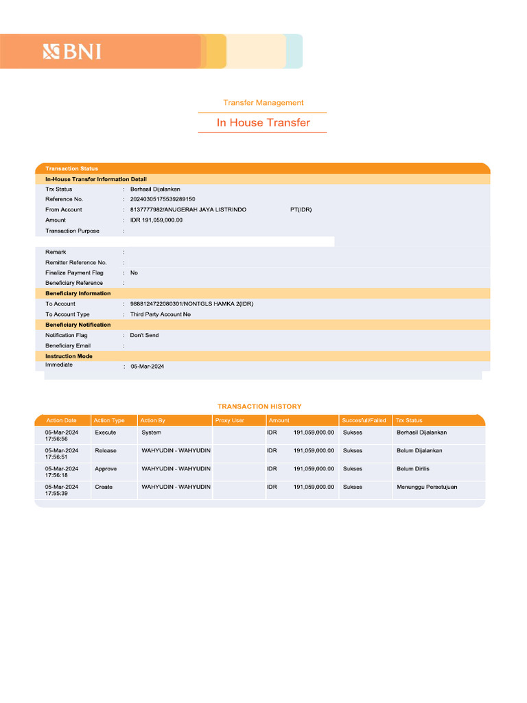 Bukti Bayar Hamka 21 | PDF