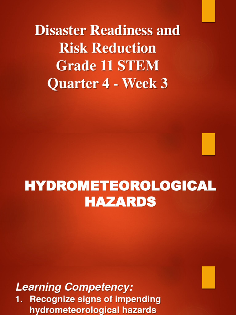 DRRR QUARTER 4 WEEK 3 Hydrometeorological Hazard | PDF | Tropical ...