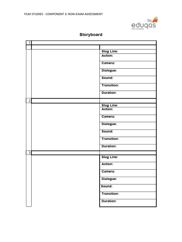 Storyboard Template | PDF