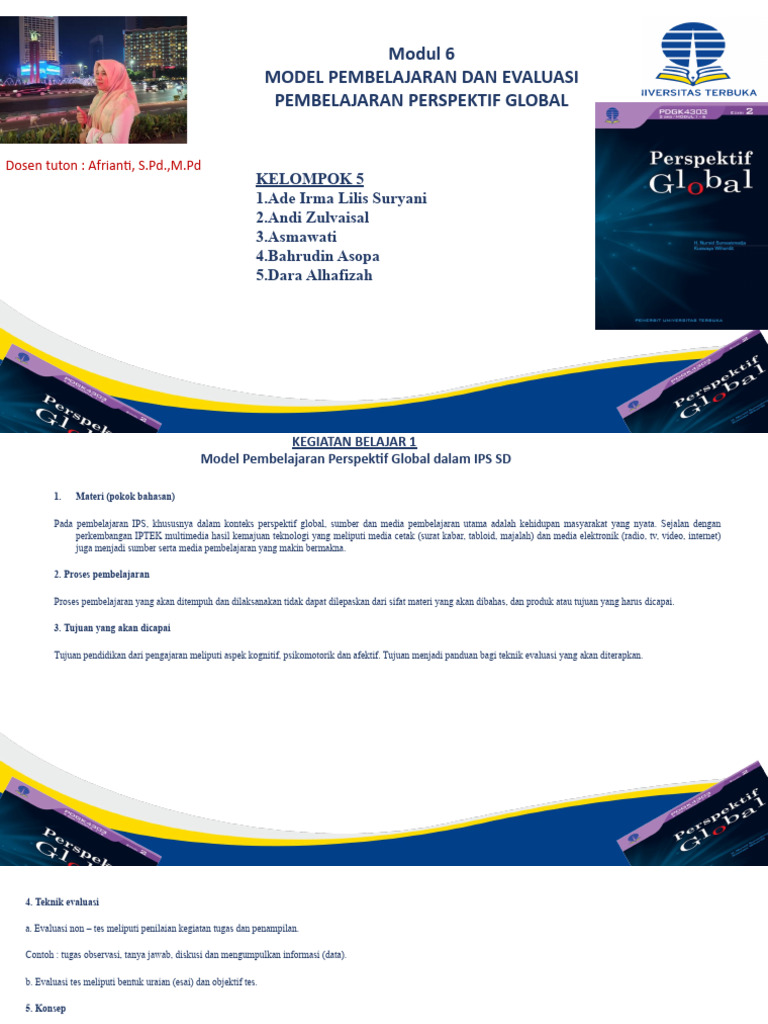 MODUL 6 Perspektif Global | PDF