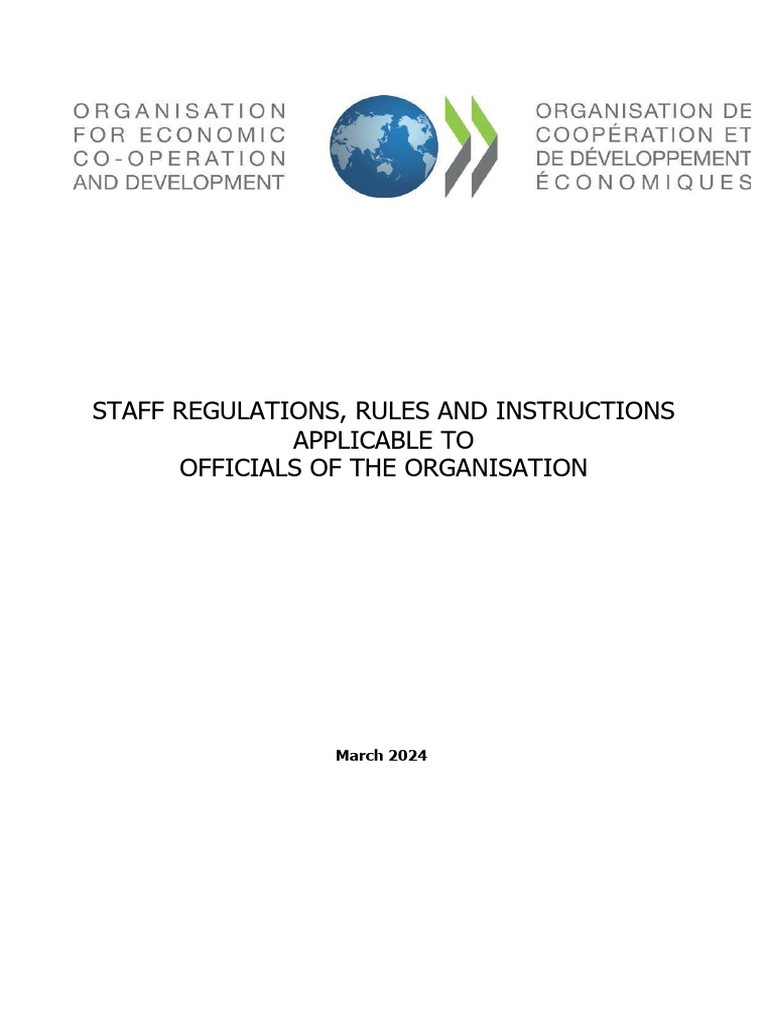 Staff Rules En | PDF | Welfare | International Energy Agency