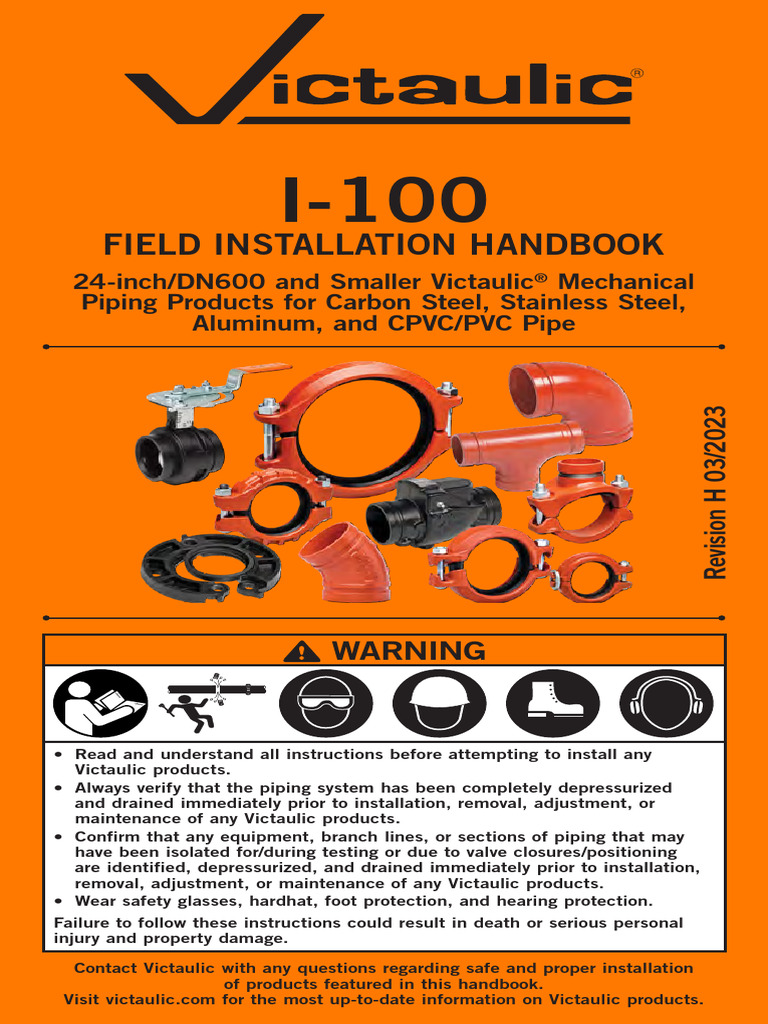 Field Installation Handbook | Download Free PDF | Pipe (Fluid Conveyance) | Valve
