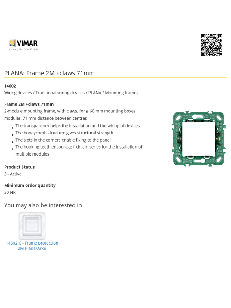 Vimar 14602 | PDF | Electrical Wiring | Equipment