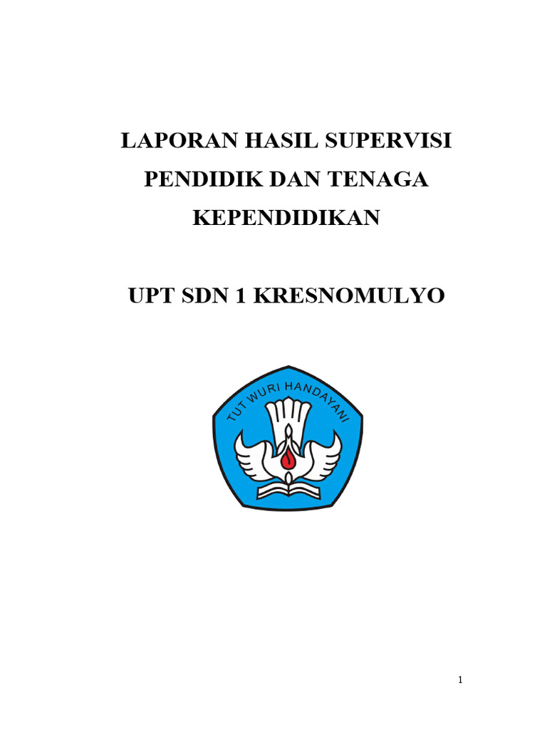Laporan Hasil Supervisi Pendidik Dan Tenaga Kependidikan OK | PDF
