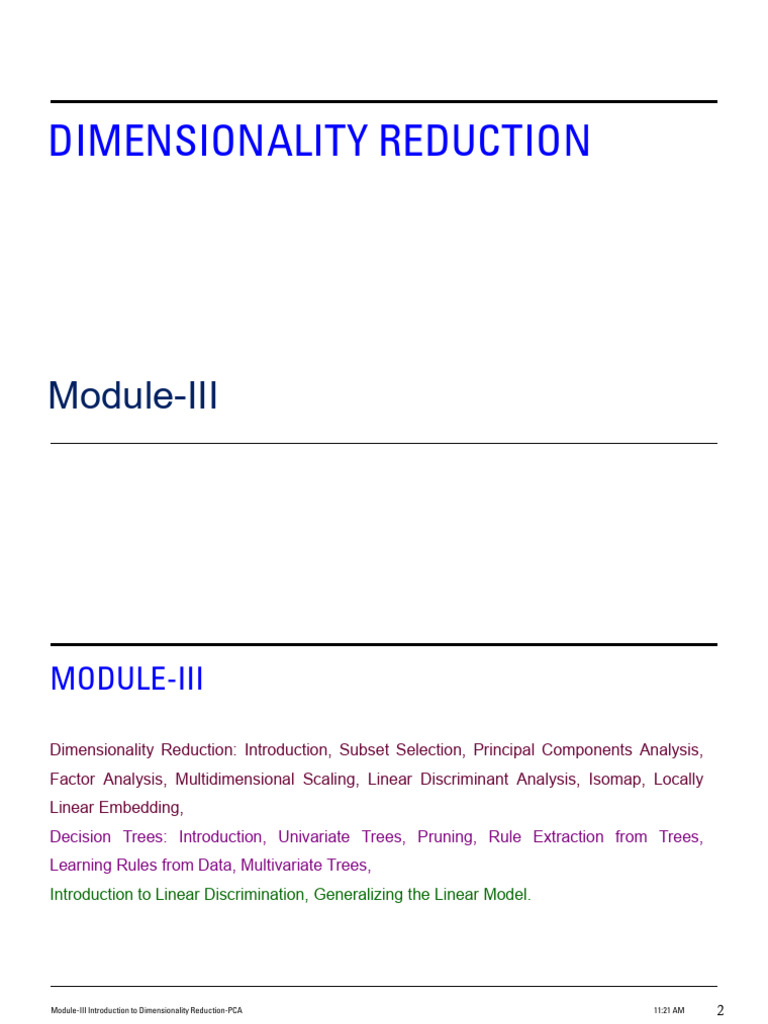 9 ML | PDF | Principal Component Analysis | Eigenvalues And Eigenvectors