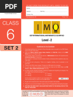 Class 6 Silverzone Olympiad Paper | PDF | Numbers | Area