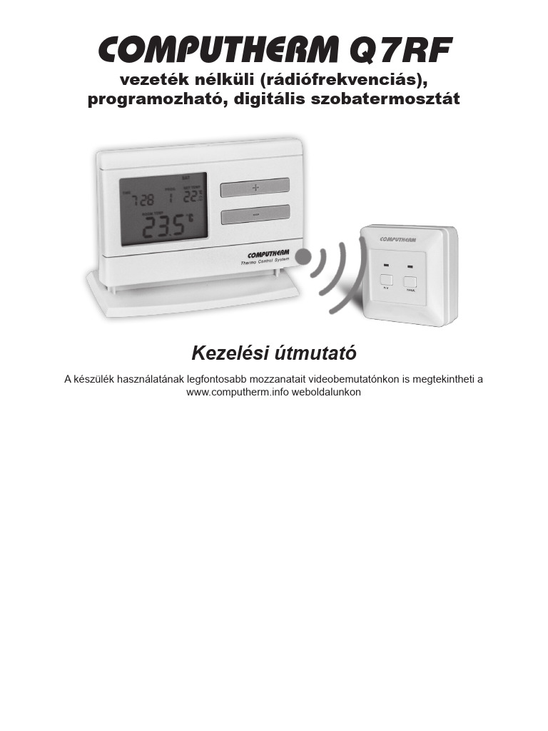 Computherm Q7rf Hu Manual 2022 Pdf