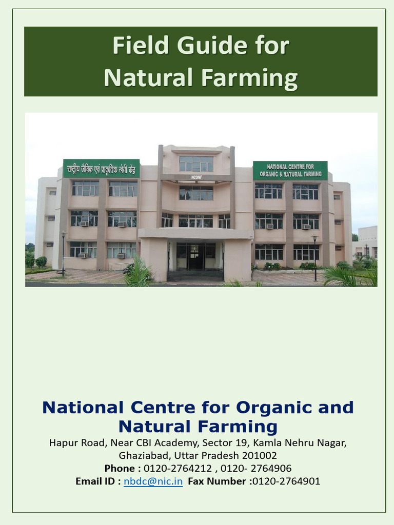 National Centre for Organic Farming Guide | PDF | Agriculture | Crop ...