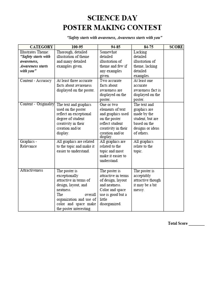Poster Making Criteria | PDF | Graphics | Poster