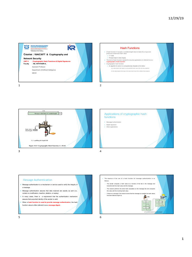 Unit 4 Pdf Cryptography Public Key Cryptography 4192