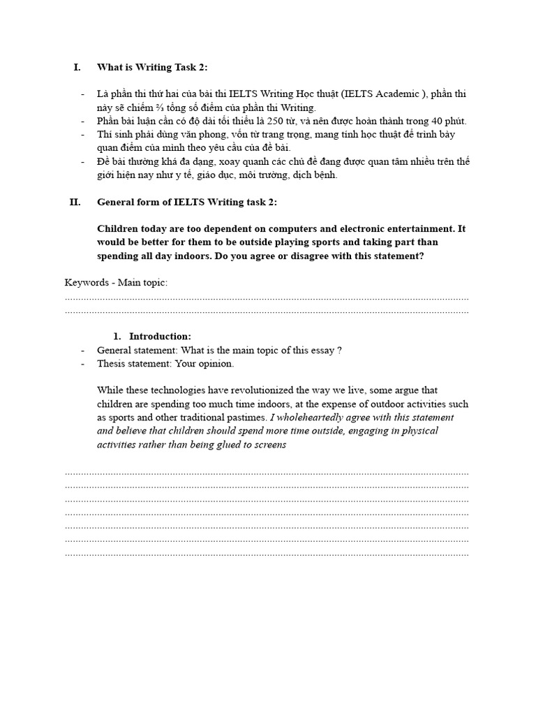 Writing Task 2 | PDF