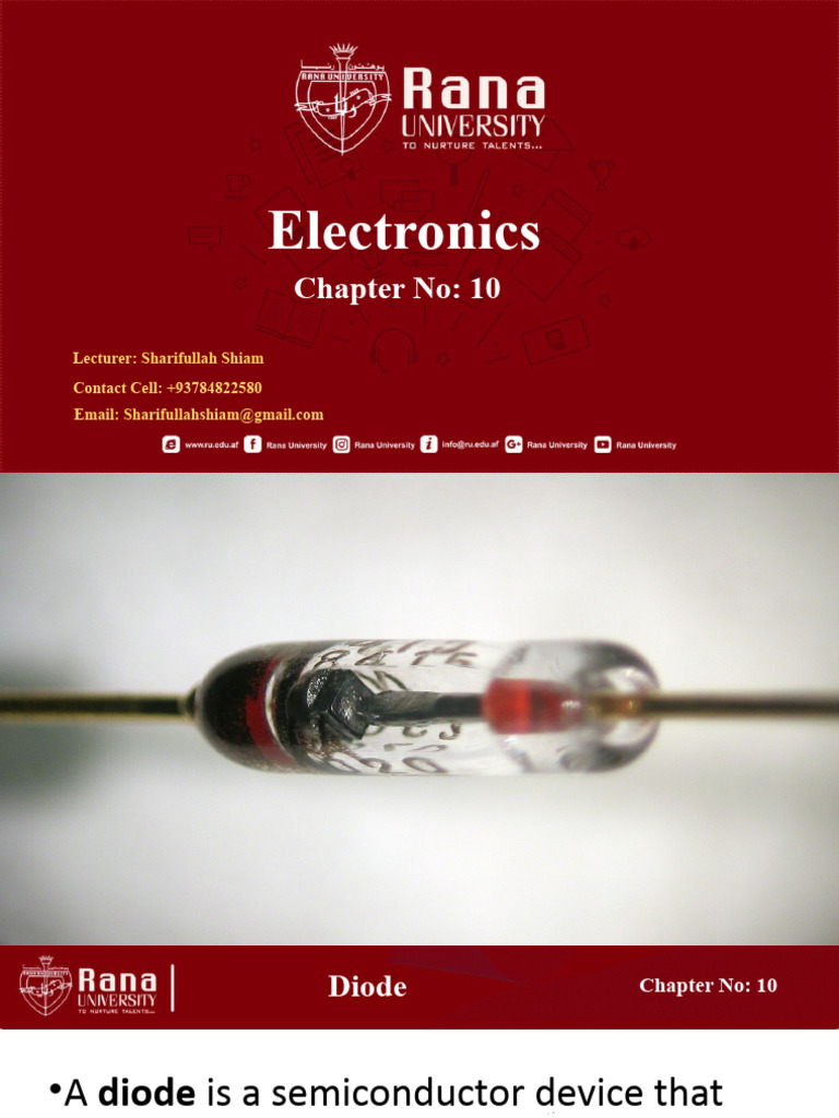 Chapter 10 Diode | PDF | Diode | Rectifier