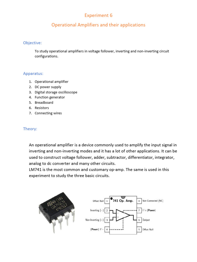 Op-Amp Circuit Configurations | PDF | Operational Amplifier | Amplifier