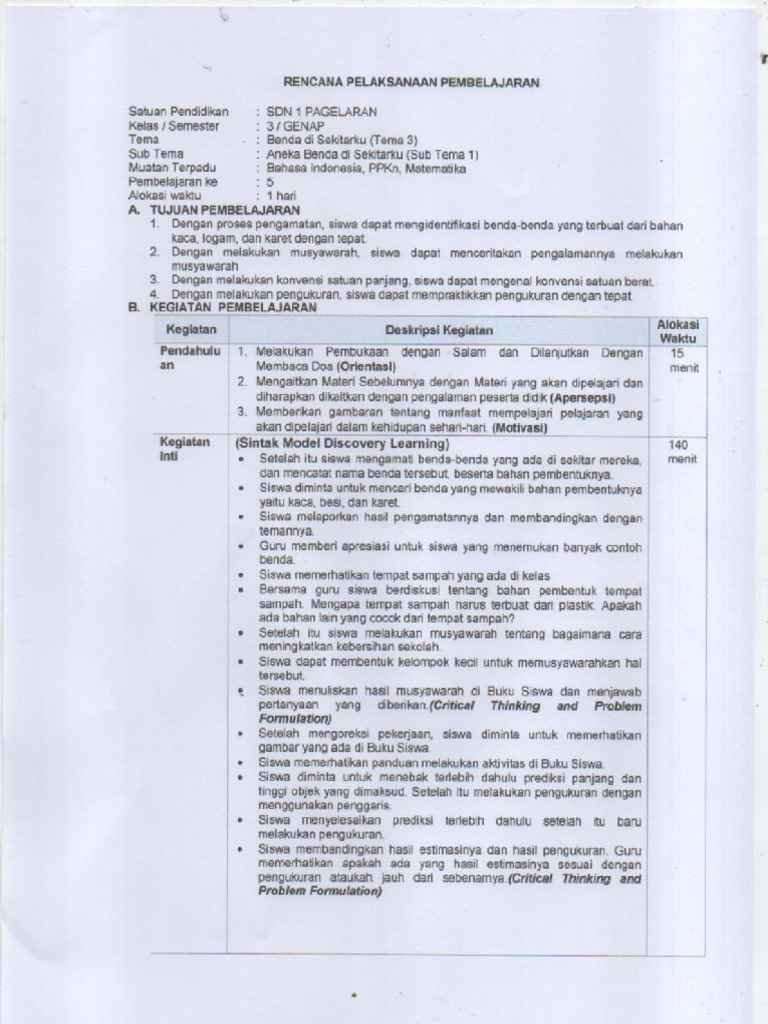 RPP 3 PKM (Nida Putri Nabillah) | PDF