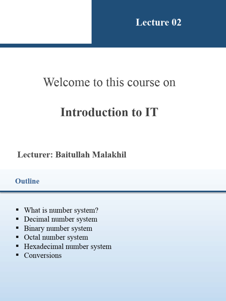 IT - 7 Number Systems Conversions | PDF | Decimal | Numbers
