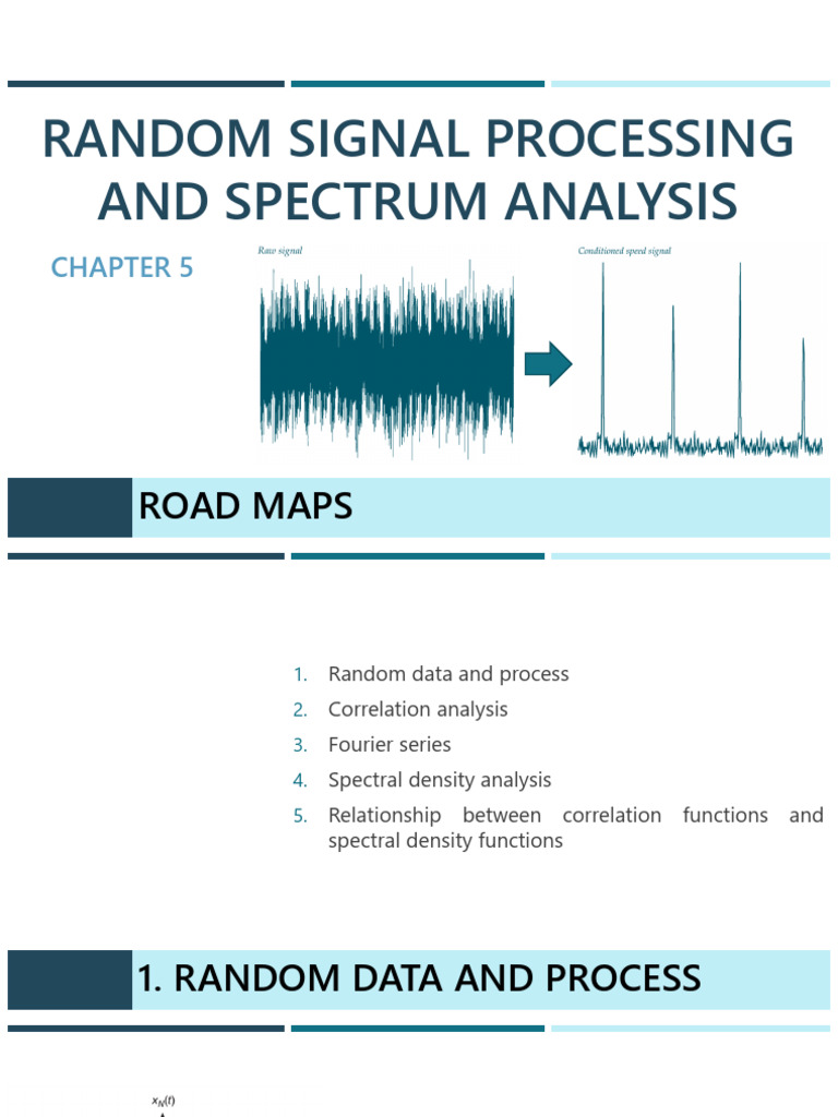 Chapter5 Random Signal Processing and Spectrum Analysis | PDF | Spectral Density | Stationary ...