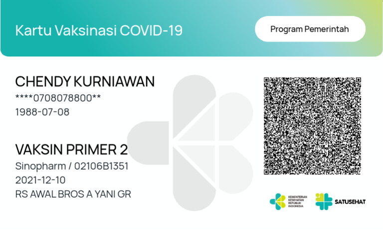 Sertifikat-Vaksin-Dosis 2-Chendy-420 | PDF
