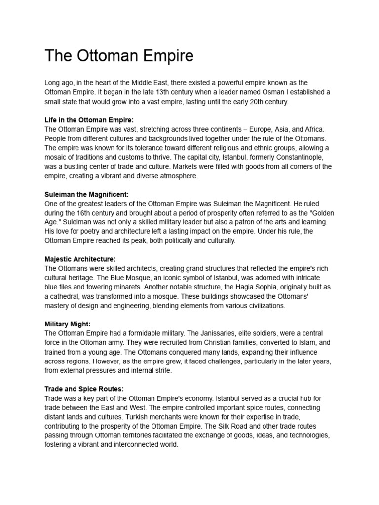 Comprehension PDF | PDF | Ottoman Empire | Military Of The Ottoman Empire