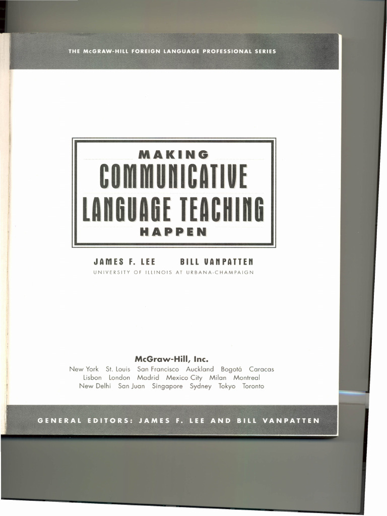 Lee&VanPatten1995 StructuredInput0001 | PDF | Second Language ...