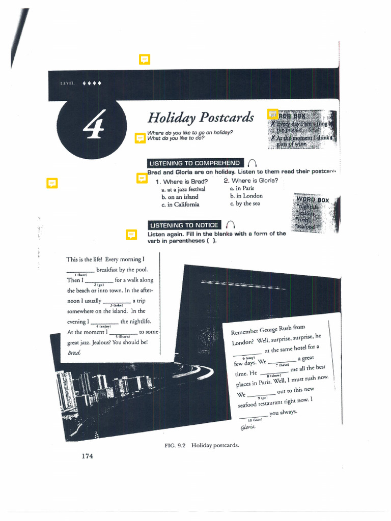 02 Ellis - Holiday Postcards Textbook Unit | PDF