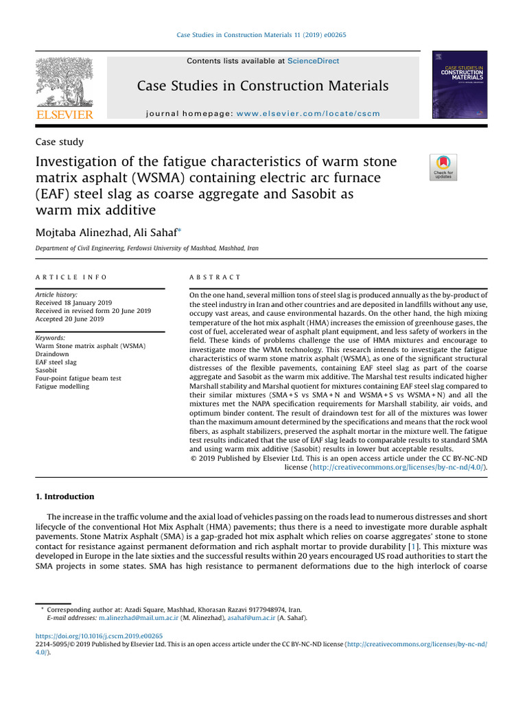Investigation of The Fatigue Characteristics of Warm Stone 2019 Case Studies | PDF | Road ...