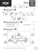 Our World Test Unit 7 | PDF