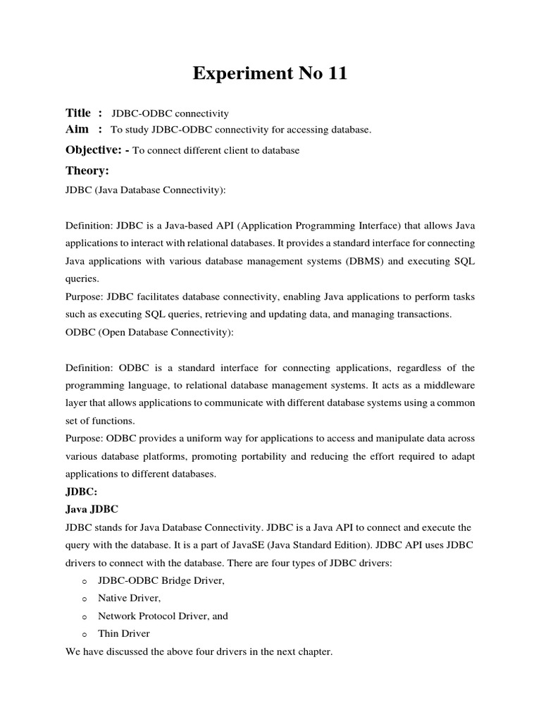 Experiment No 11 Dbms Pdf Databases Computing