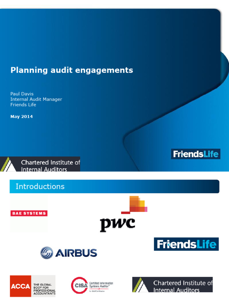 IIA UK Planning-Audit-Engagements | PDF | Risk | Audit