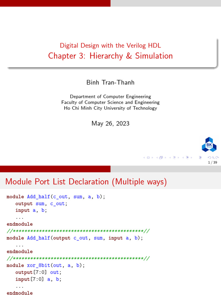 Chapter 3 Hierarchy Simulation | Download Free PDF | Computer Science | Computer Engineering