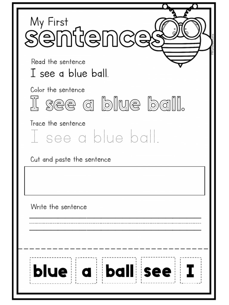 ENG My First Sentences | PDF