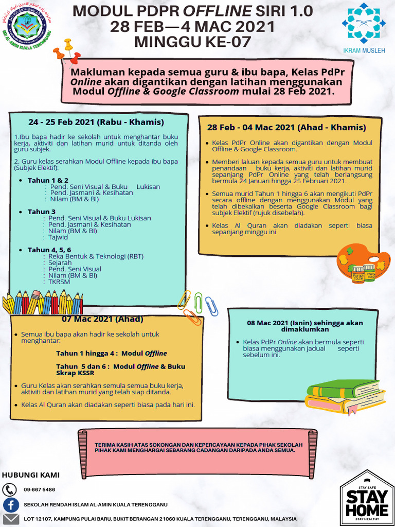 MODUL PDPR OFFLINE SIRI 1.0 28 FEB-4 MAC 2021 Minggu Ke-07 | PDF